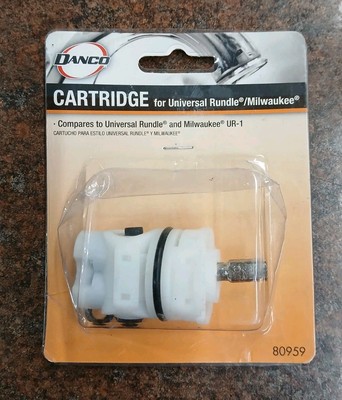 Danco 80959 Universal Rundle UR-1 Cartridge for Single-Handle Faucets ...