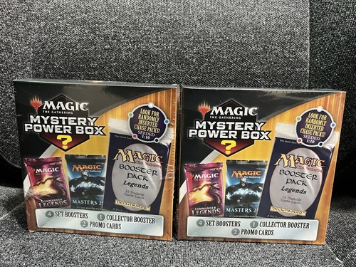 2x Magic: The Gathering Mystery Power Box Set with Booster Packs | eBay