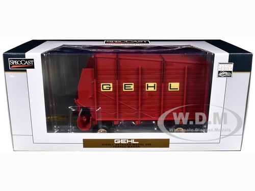 GEHL 640 FORAGE WAGON RED 1/16 DIECAST MODEL BY SPECCAST GEH001 ...