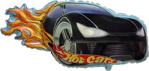 BLACK HOT CARS RACING CAR SUPERSHAPE 33" FLEXMETAL FOIL BALLOON! | eBay UK
