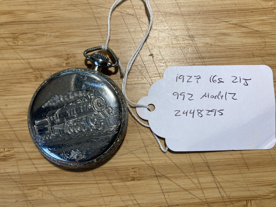 1927 Hamilton 16S 21J Grade 992 RR Grade Silver Case Pocket Watch Runs ...