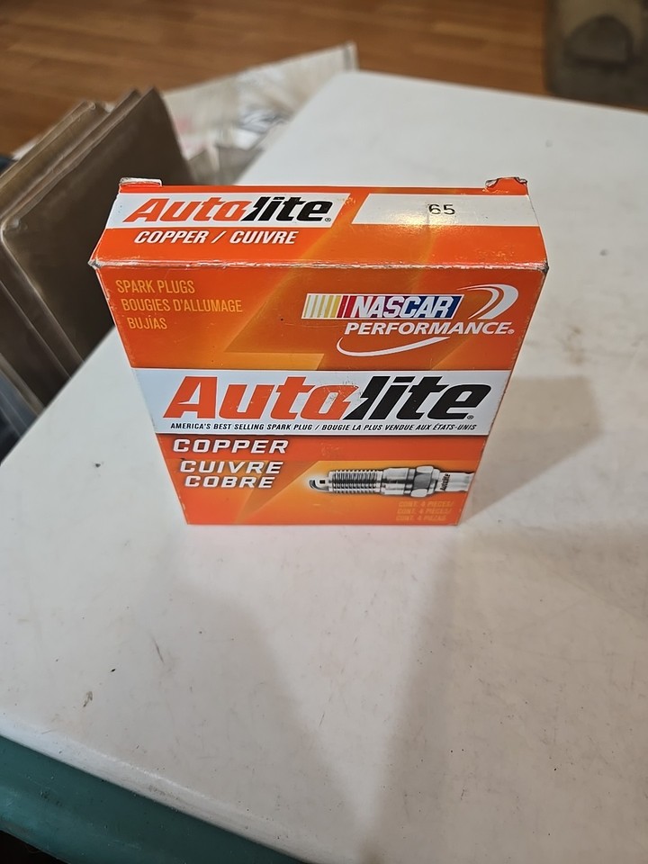 (4) Autolite 65 Copper Core Resistor Spark Plugs & free shipping (F) | eBay