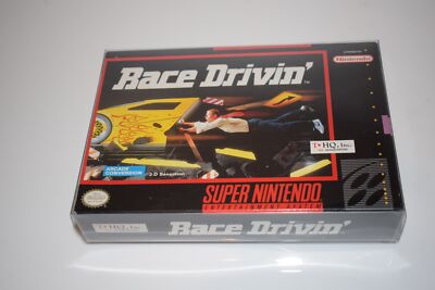 RACE DRIVIN (SUPER NINTENDO SYSTEM 1991) SNES- BOX / MANUAL ONLY(GWT69 ...
