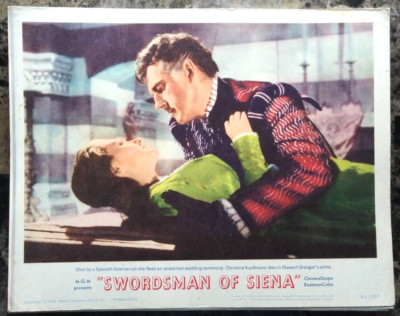 STEWART GRANGER'S IN SWORDSMAN OF SIENA ORIGINAL LOBBY CARDS .1962. .11 ...
