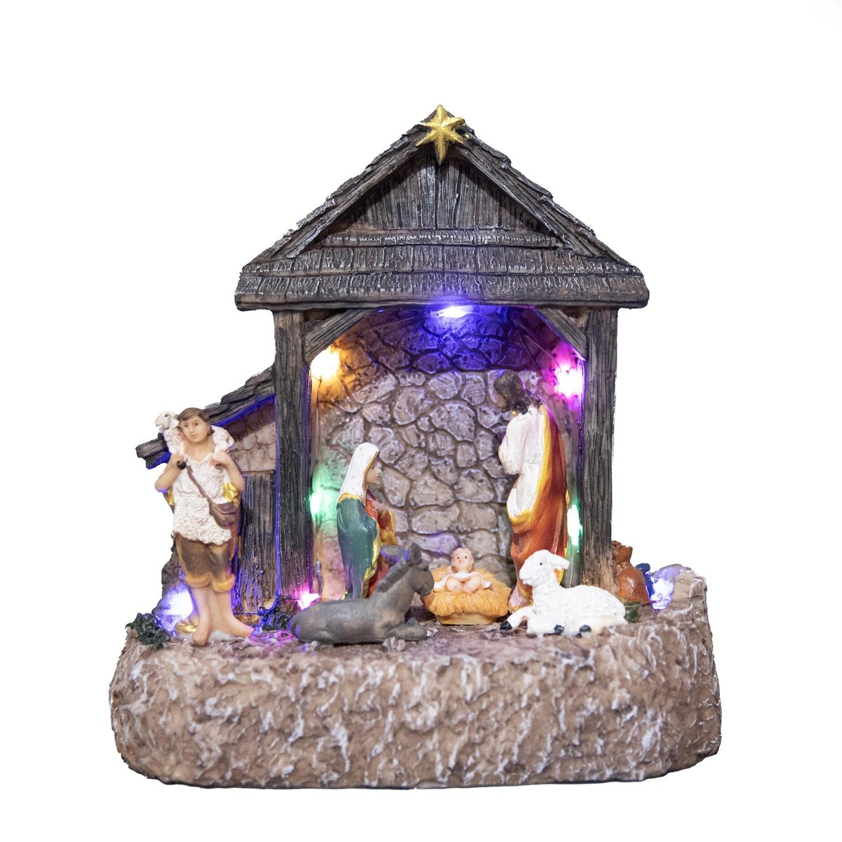 Lighted Christmas Outdoor Nativity Set Lighted Christmas Decoration