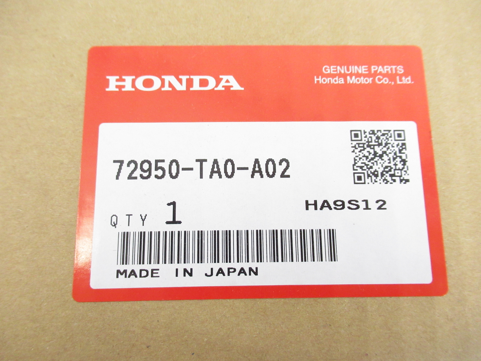 Genuine OEM Honda 72950-TA0-A02 Driver Rear Door Molding Assy 2008-2012 ...
