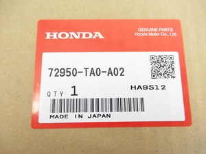 Genuine OEM Honda 72950-TA0-A02 Driver Rear Door Molding Assy 2008-2012 ...