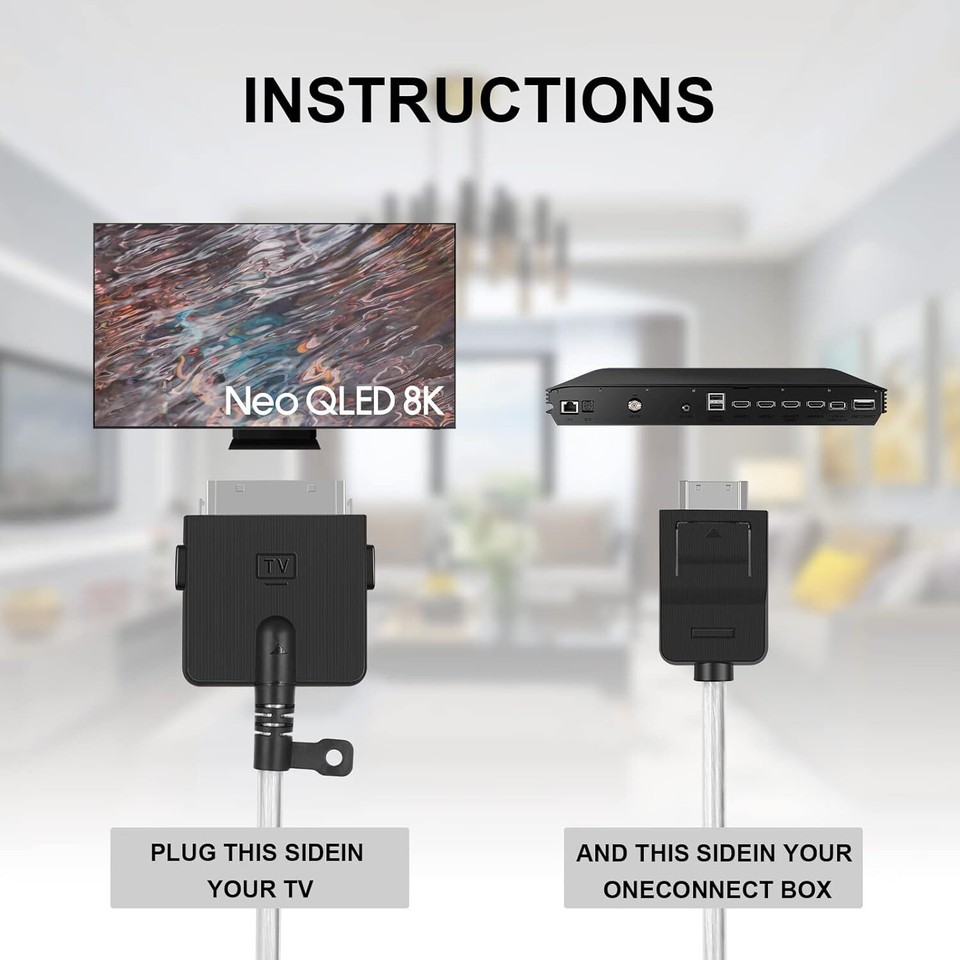 One Connect Cable for 75" Class QN800C Neo QLED 8K Smart TV QN900C ...