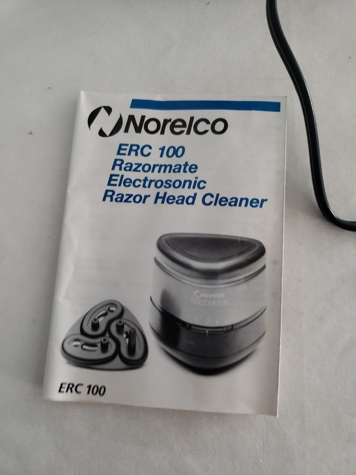 NORELCO Razormate Electrosonic Razor Head Cleaner ERC 100 | Tested ...