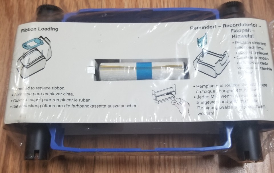 New 800015-240 Zebra Tape True Colors iseries Printer P210I-0000U ymcko ...