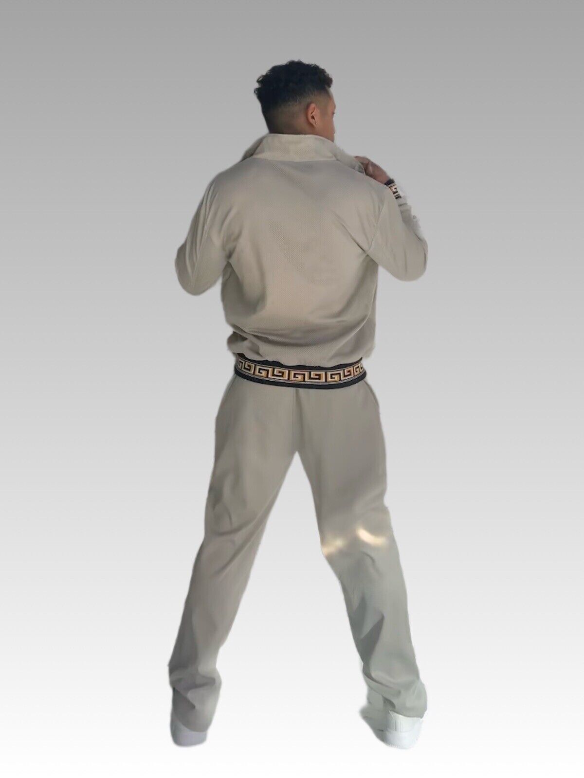 Men's Manzini Grey | Black Mesh Tracksuit NWT | eBay