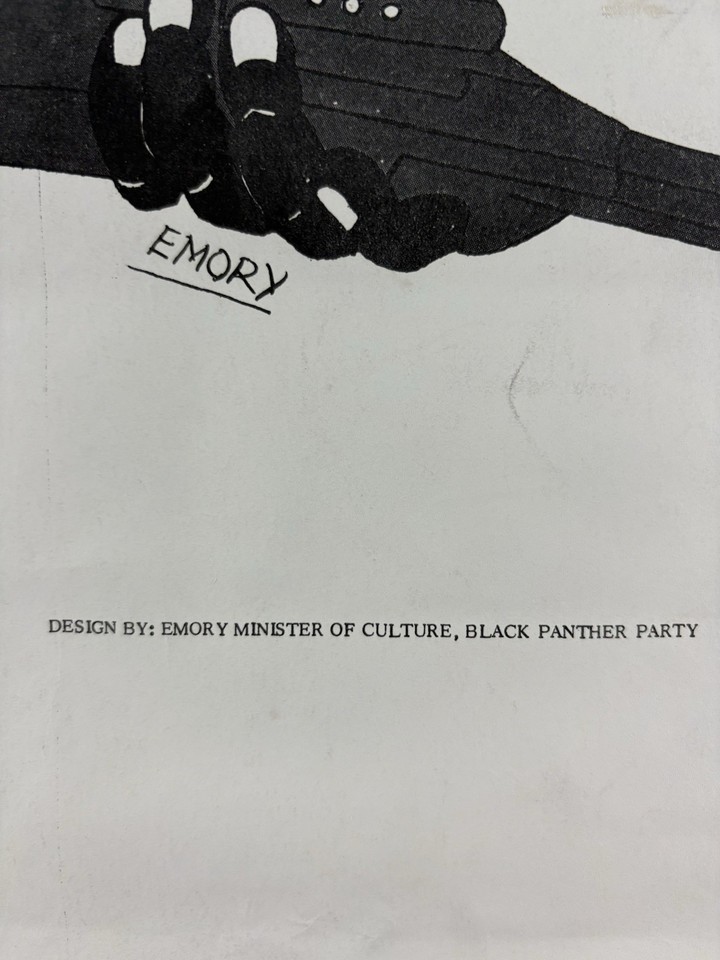 BLACK PANTHER PARTY Political Poster 1967 BPP Emory Douglas CHE GUEVARA ...