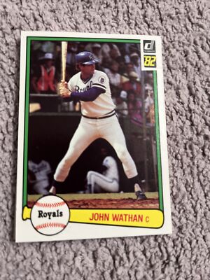 1982 Donruss Baseball Card #86 John Wathan Kansas City Royals | eBay