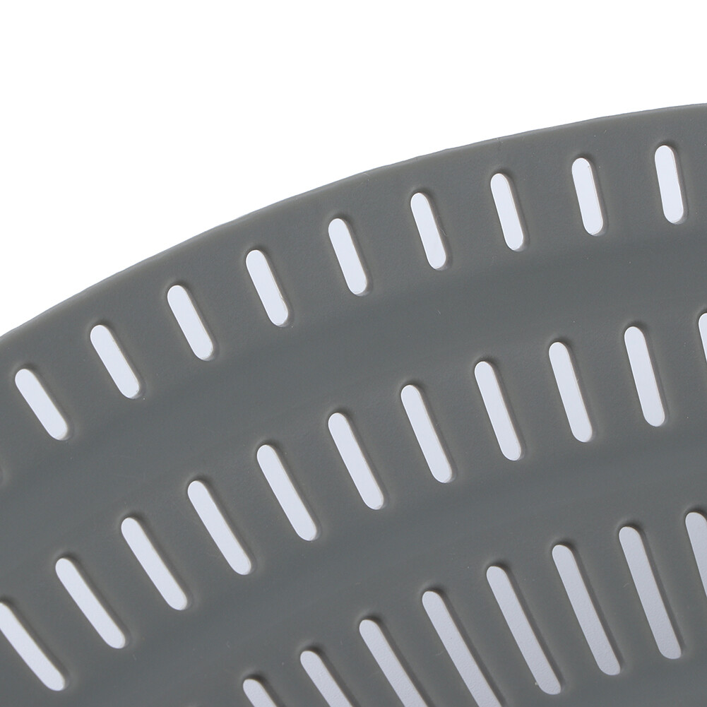 (Dark Gray)Food Drainer Food Filter Food-Grade Silicone Material ...