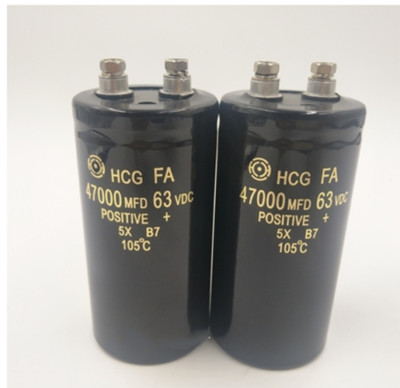 1pc HCG FA 63V 47000UF/MFD 50*105 Bolt Electrolytic capacitor | eBay