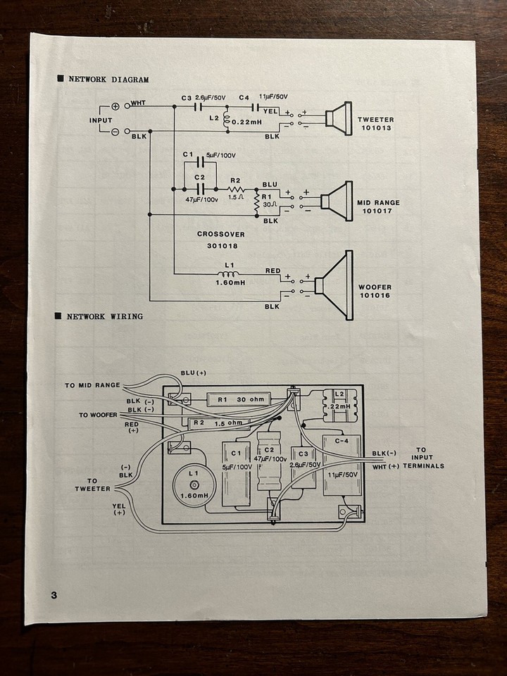 Yamaha NS-A10.3 Speaker System Service Manual Original OEM Genuine | eBay