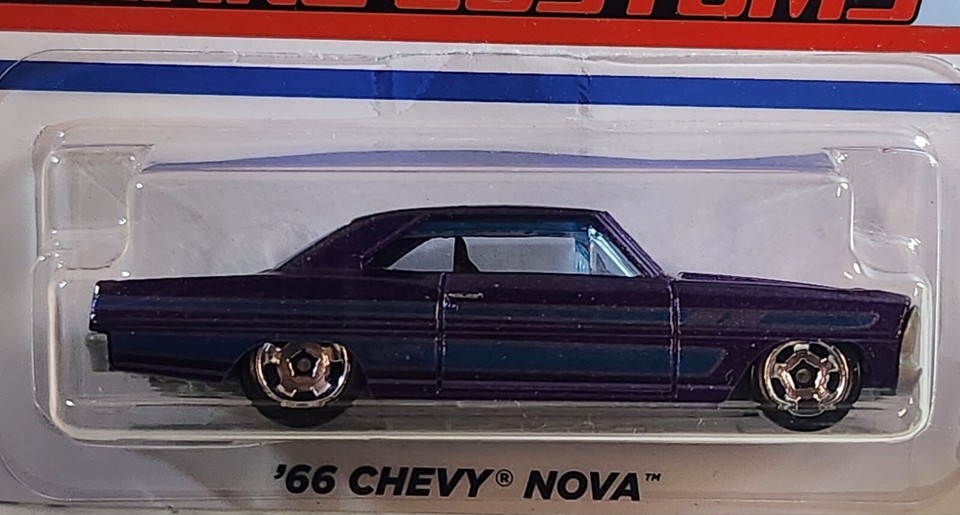 2022 Hot Wheels Flying Customs '66 Chevy Nova Spectraflame Purple ...