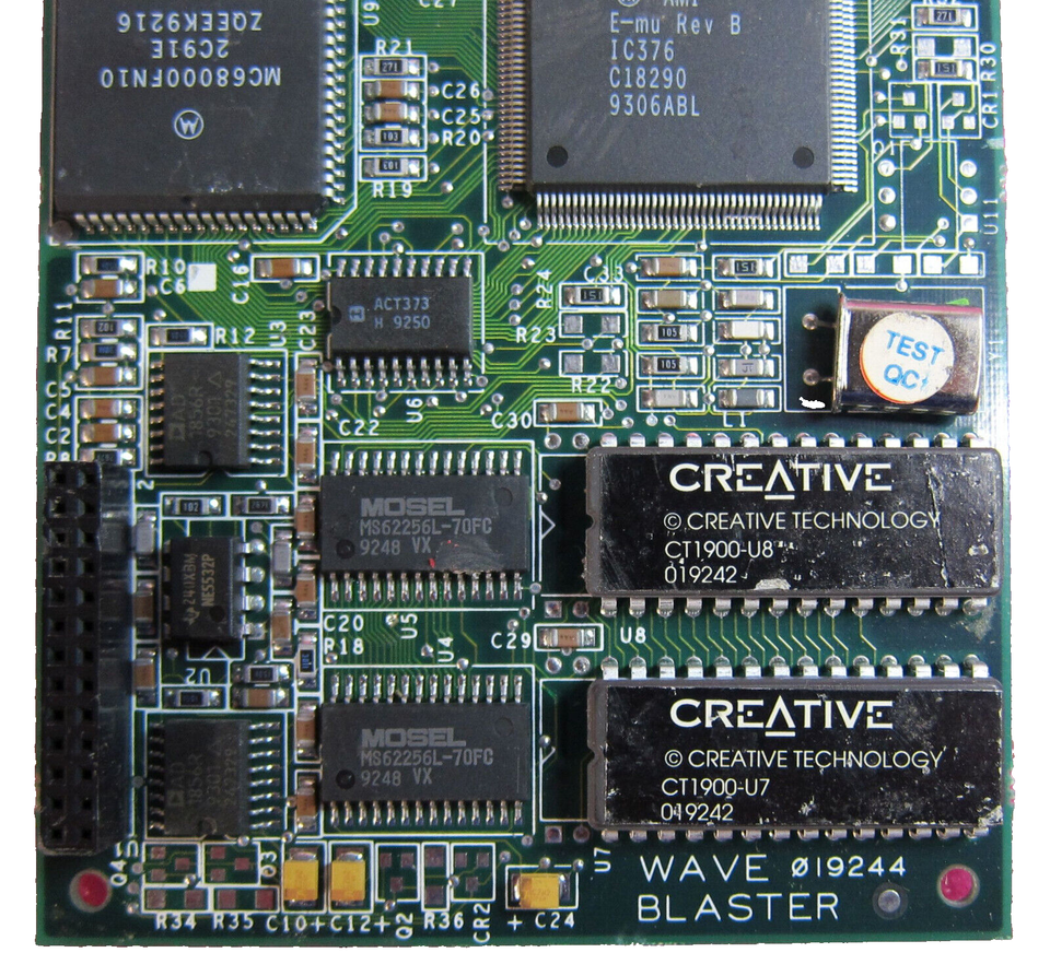 Vintage VERY RARE Creative Wave Blaster CT1900 E-MU Sound Engine Daughter Card | eBay