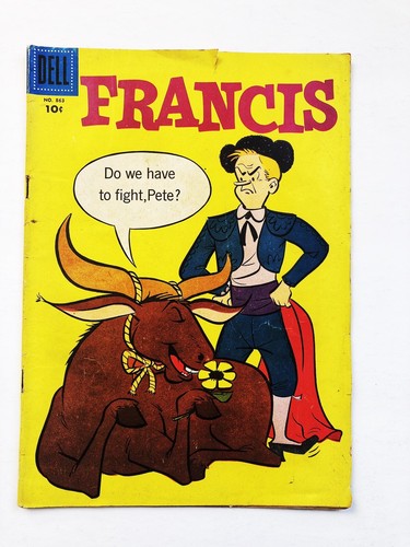 Francis The Talking Mule Four Color Comic Book #863 Dell Comics 1957 NICE | eBay