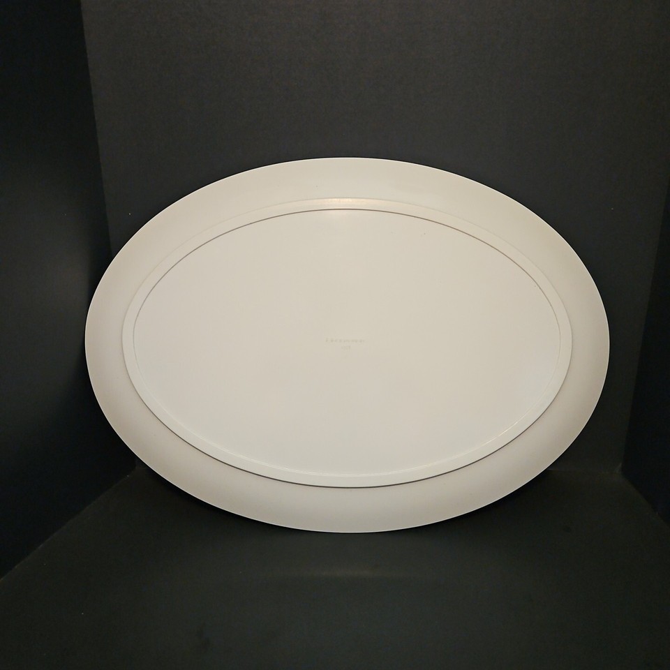 Vtg BLUE Onion 21" Serving Platter Turkey Brookpark Melamine Plastic ...