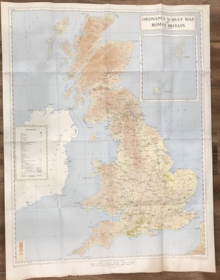 Historical Map — Ordnance Survey: Map of Roman Britain (Third Edition ...
