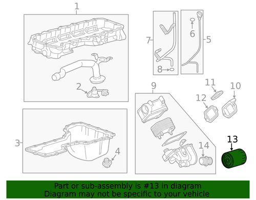 Genuine GM Engine Oil Filter 12684038 | eBay