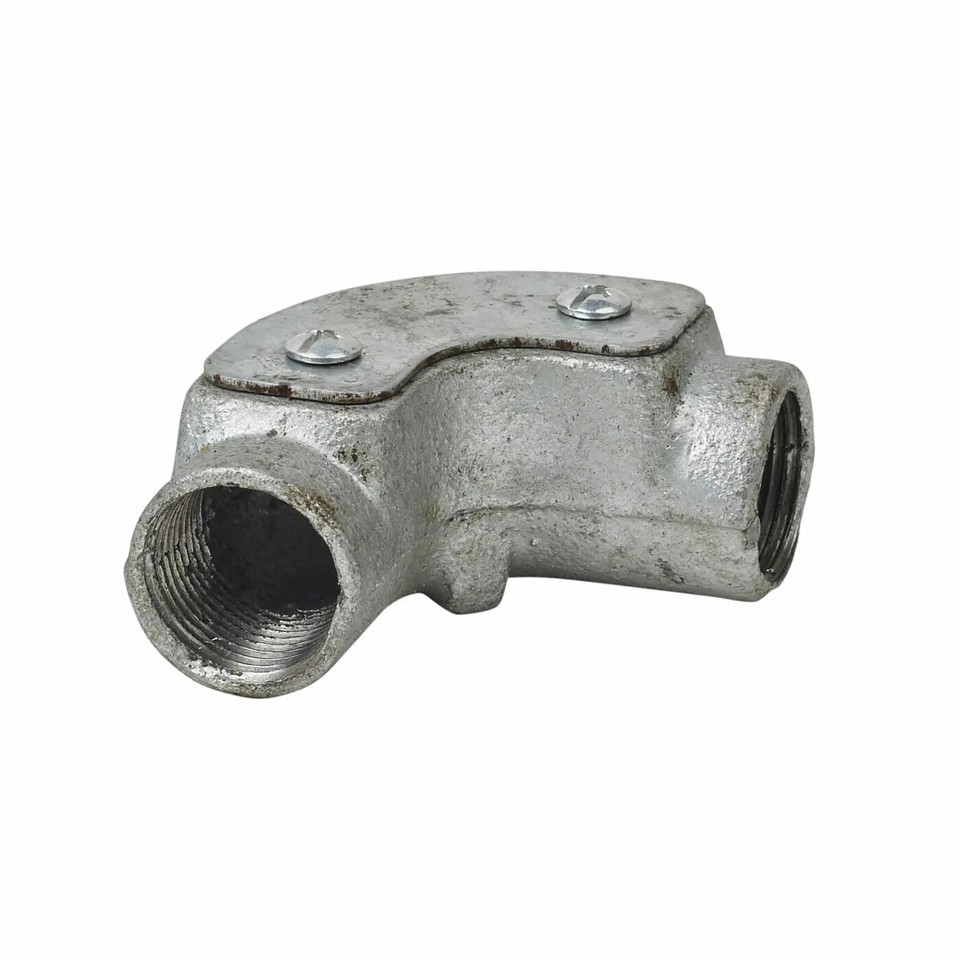 GALVANISED STEEL CONDUIT 90° INSPECTION ELBOWS 20MM 25MM 32MM | eBay UK
