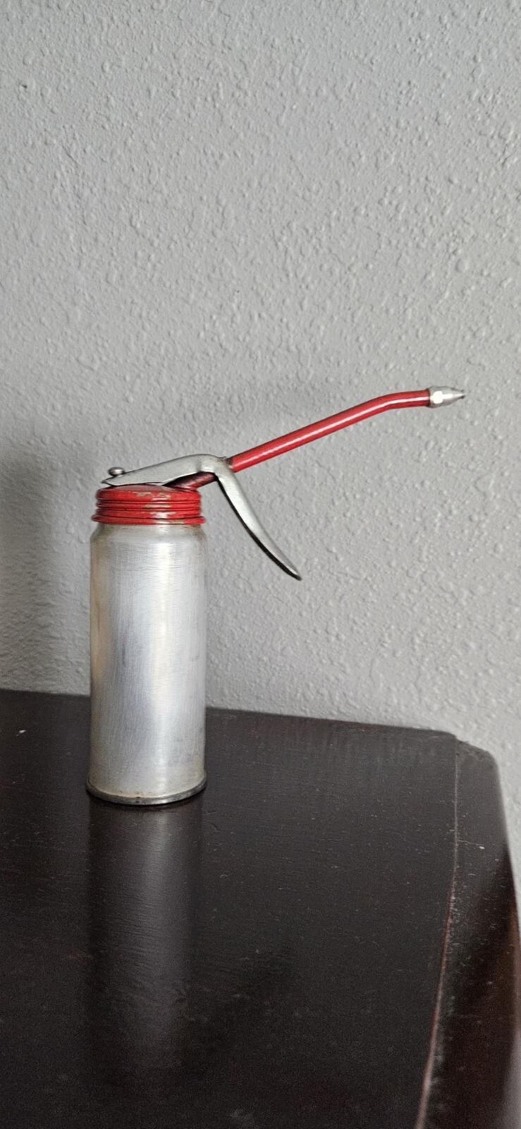 VTG Golden Rod Red Top Oiler Hand Pump Oil Can Empty | eBay