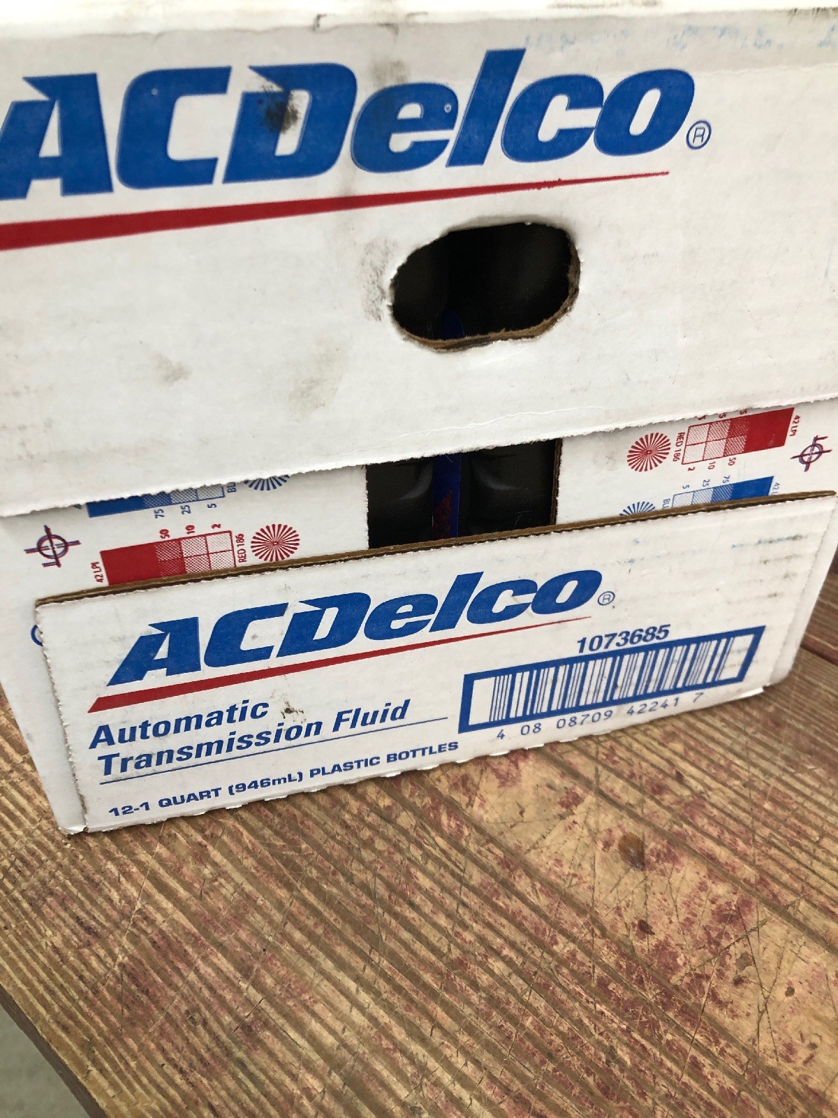 AC DELCO ATF Type III (H) 10-9240 Automatic Transmission Fluid Case of ...