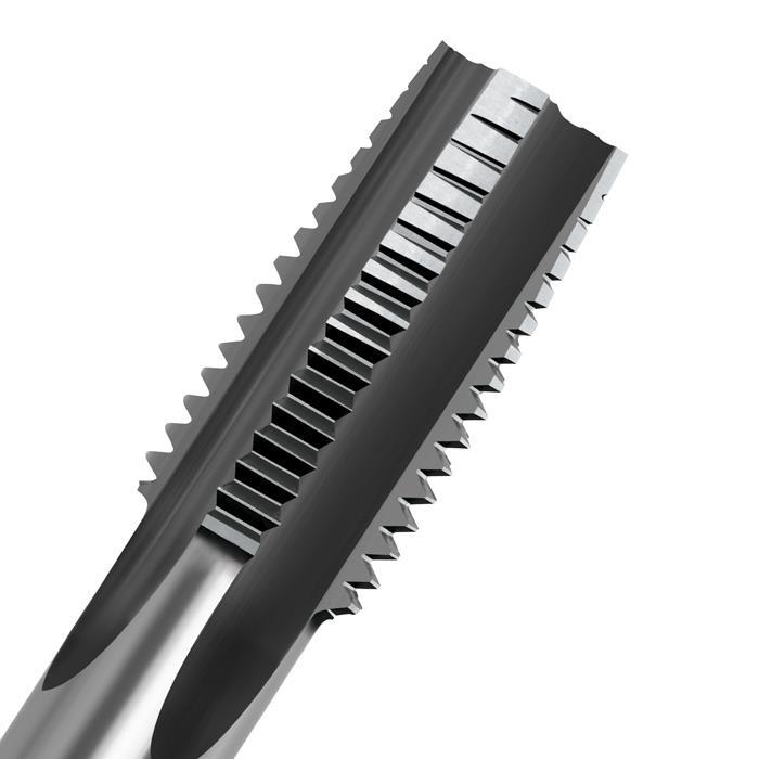 Pack of 2 Hand Tap M10 x 1.25p Metric Fine HSS Taper Straight Flute ...