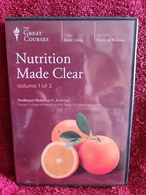 Shelf62i Audiobook~Nutrition made clear- vol 1 of 3- prof Roberta h ...