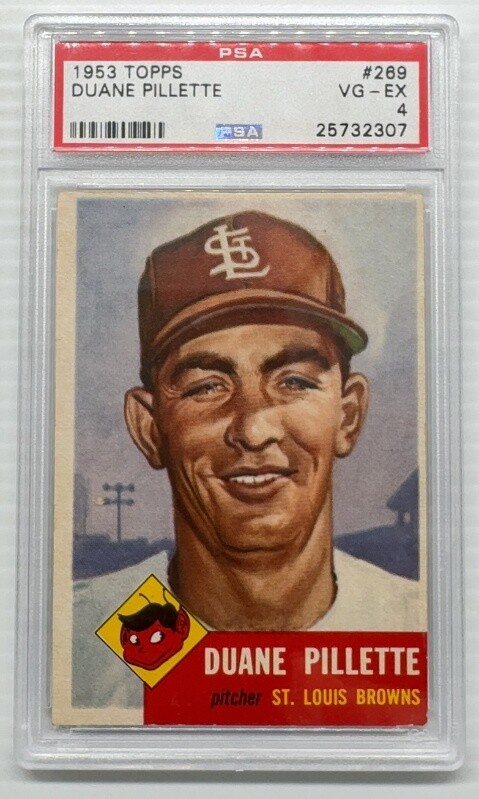 1953 Topps Duane Pillette #269 PSA 4 (07) | eBay