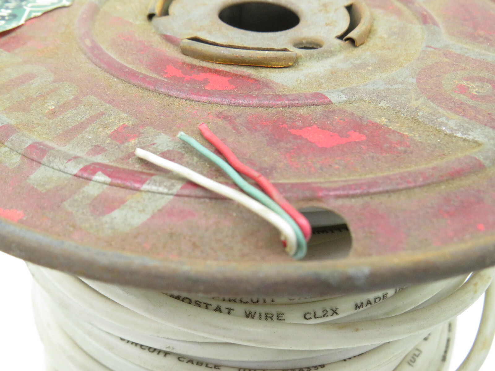 (25ft) Carol 23AWG 3-Conductor White Type CL2X Thermostat Cable Wire 23 ...