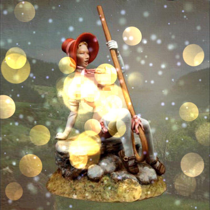 1/24 Scale Resin Model Kit Girl Mary Figure Unassembled and Unpainted ...