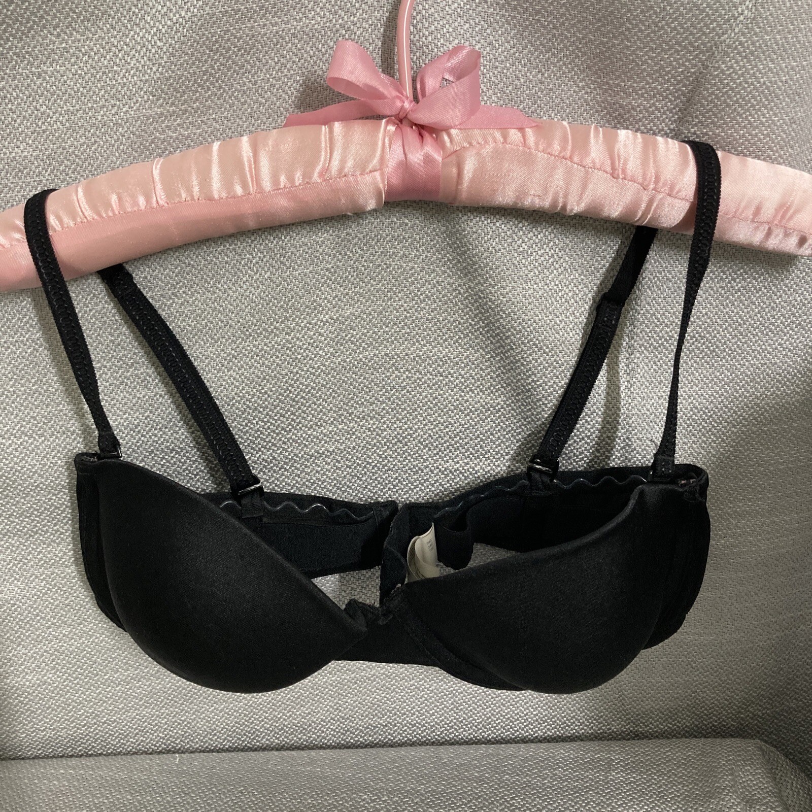 Maiden Form Sweet Nothings Bra Black 08484 Convertible Straps Size 34C ...