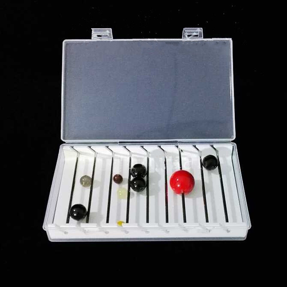 Acrylic Charms Box Bead Display Bracelet Necklace Stand W/ Lid Storage ...