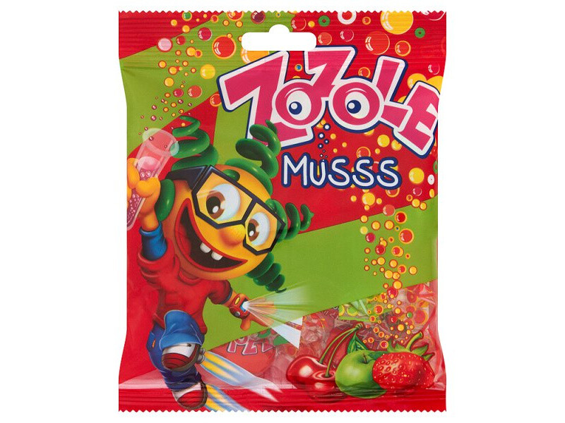 ZOZOLE MUSSS - 75G - FIZZY FILLING CANDY SWEETS - COLA APPLE STRAWBERRY ...