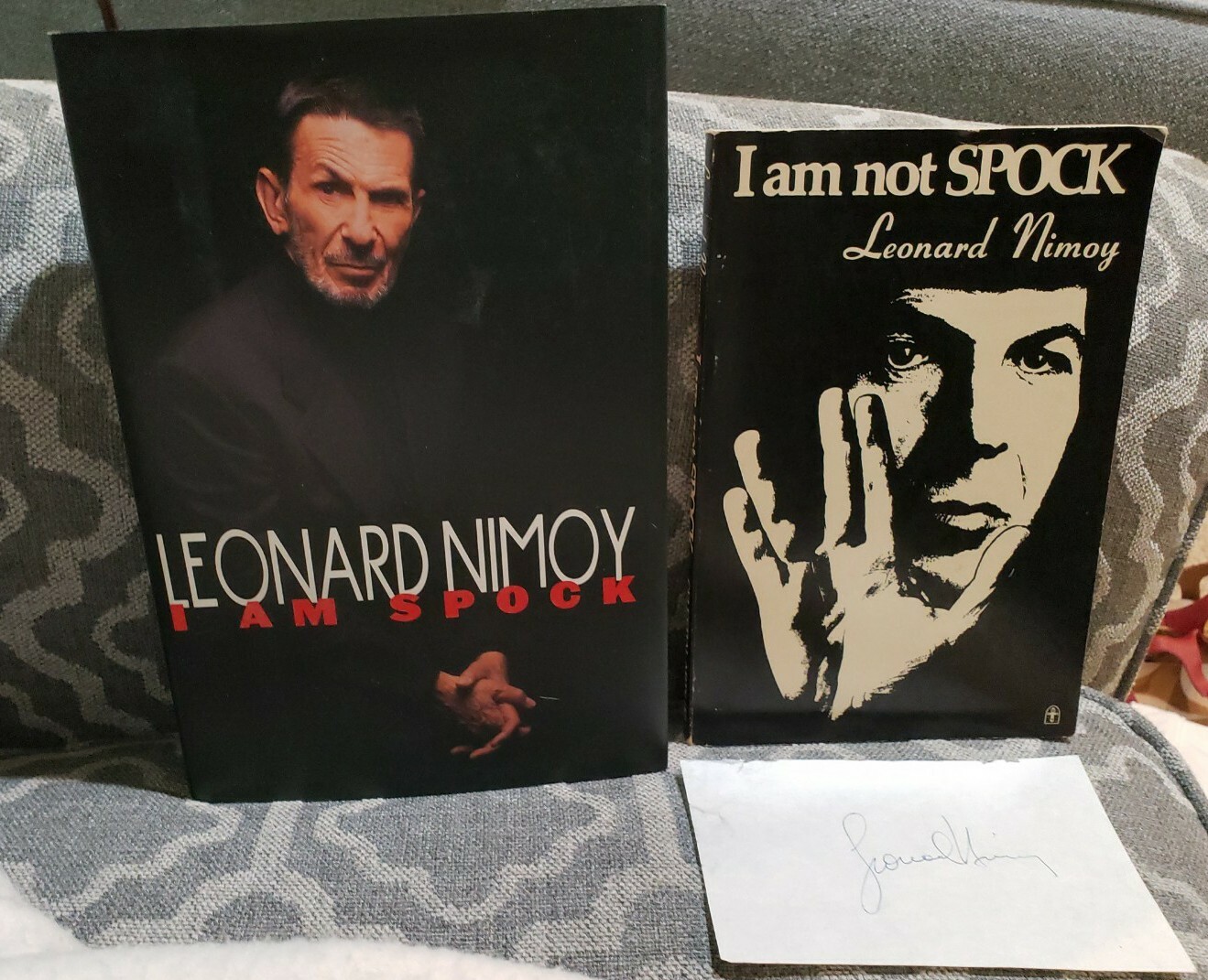 I Am Not Spock Leonard Nimoy 1975 First Print PB Signed I Am Spock 1st ...