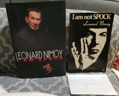 I Am Not Spock Leonard Nimoy 1975 First Print PB Signed I Am Spock 1st ...
