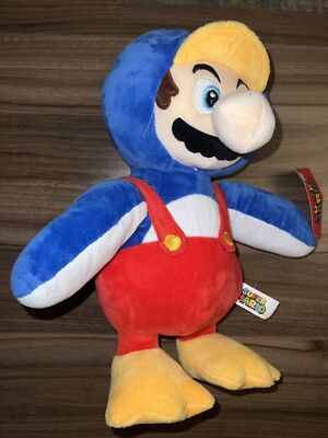 Official Nintendo Super Mario Penguin Mario 12” Plush | eBay