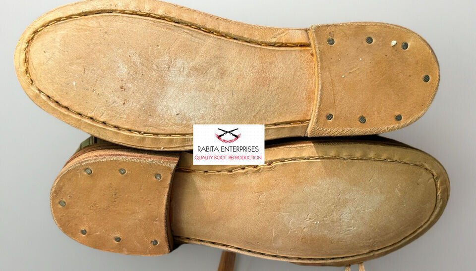 WW2 German Officer SA Boot Leather Long Military Boot With Leather Sole ...