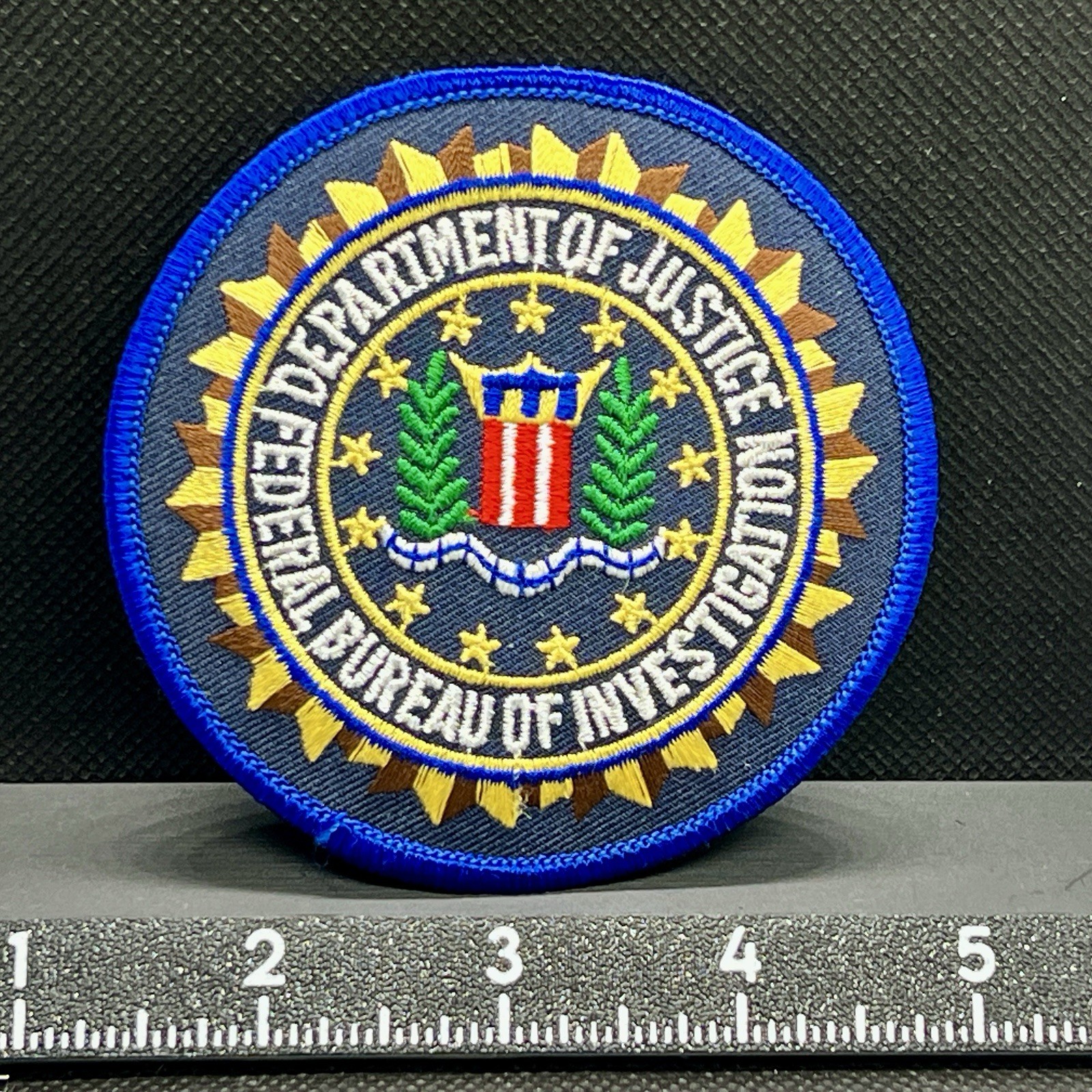 Genuine Department of Justice Federal Bureau of Investigation Patch FBI ...