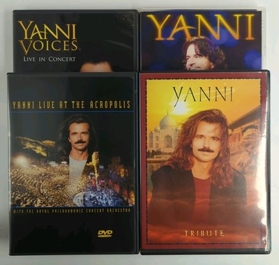 YANNI Live/In Concert DVD Lot - Tribute, Live At The Acropolis, Live In ...