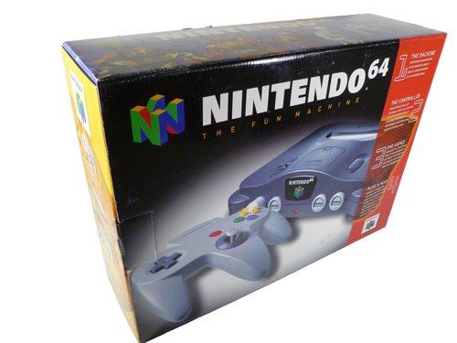 1996 Original Launch Nintendo 64 N64 Vintage Console CIB box controller ...