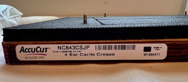 Accucut- 4 Bar Card- Size A1 creased | eBay