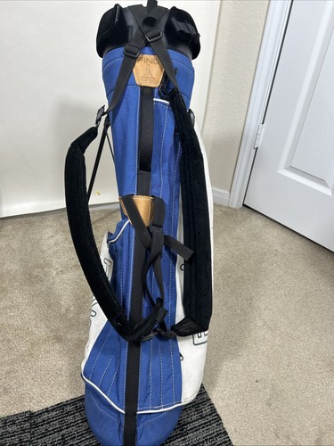 Vintage Ping Karsten Blue/White Golf Bag 4 - Way Dual Strap Stand Bag ...