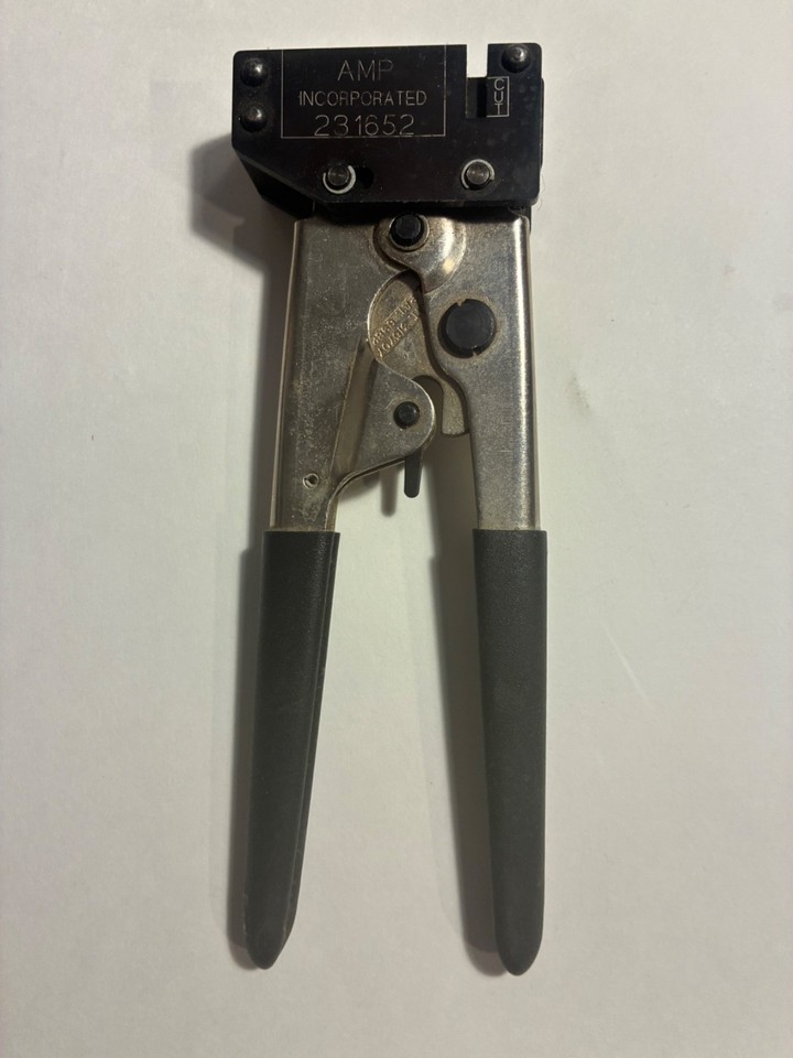 AMP #231652 Crimping Plug Connecting Hand Tool / TE Crimper Connector ...