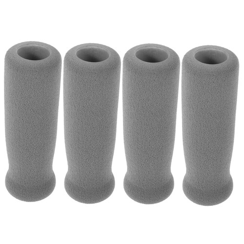 4 Pcs Cane Handle Cover Elderly Man Grip Replacement Grey Covers | eBay