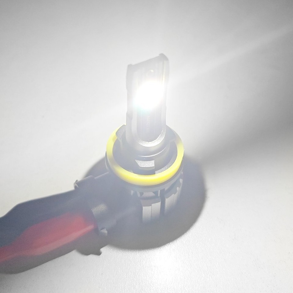 AUXITO H11 LED Headlight Kit Low Beam Bulbs Super Bright 6500K Fanless ...