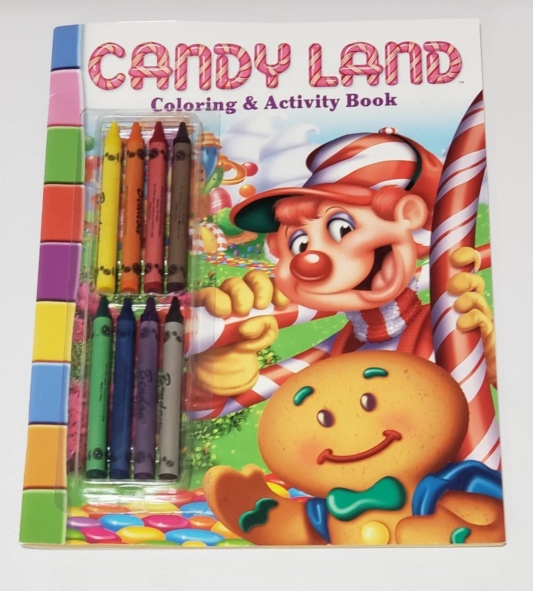 Candyland Map Coloring Pages